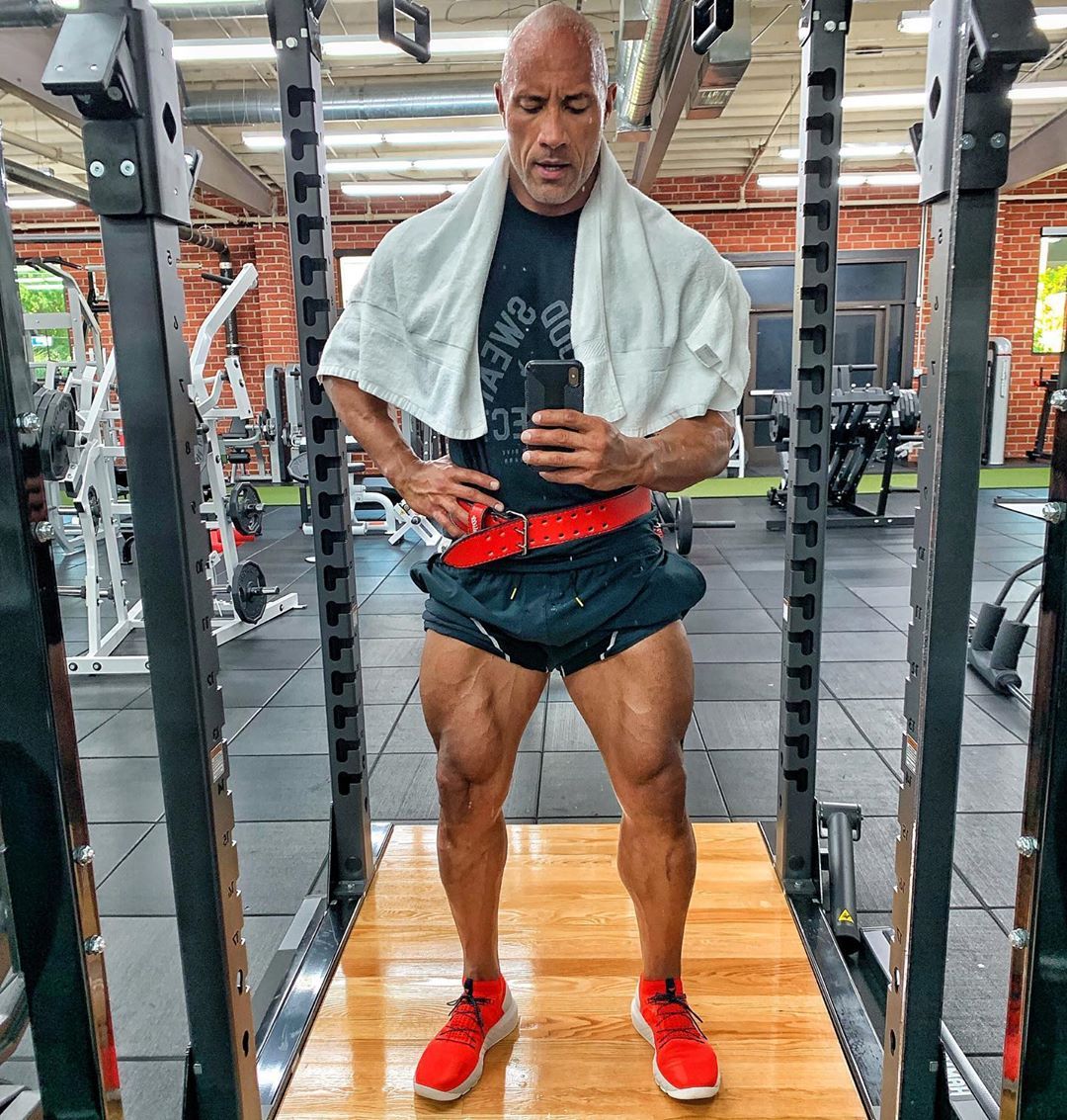 Dwayne Johnson Proves He Doesn't Miss Leg Day